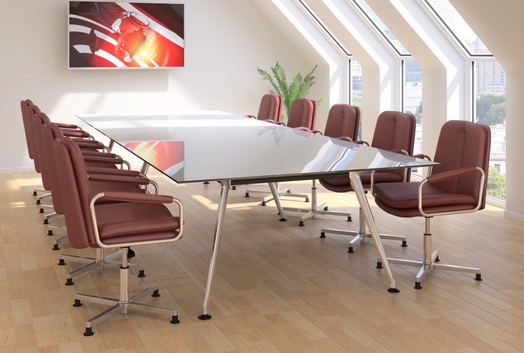 Eclipse Glass Conference Table – Boyce.